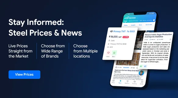 Mild Steel Prices, Market News, Trends & Forecast 2025 | OfBusiness