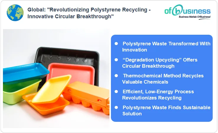Polystyrene Waste Transformed: Circular Plastics Breakthrough