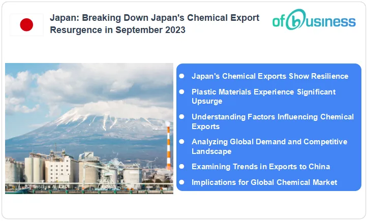September 2023: Breaking Down Japan's Chemical Export Resurgence